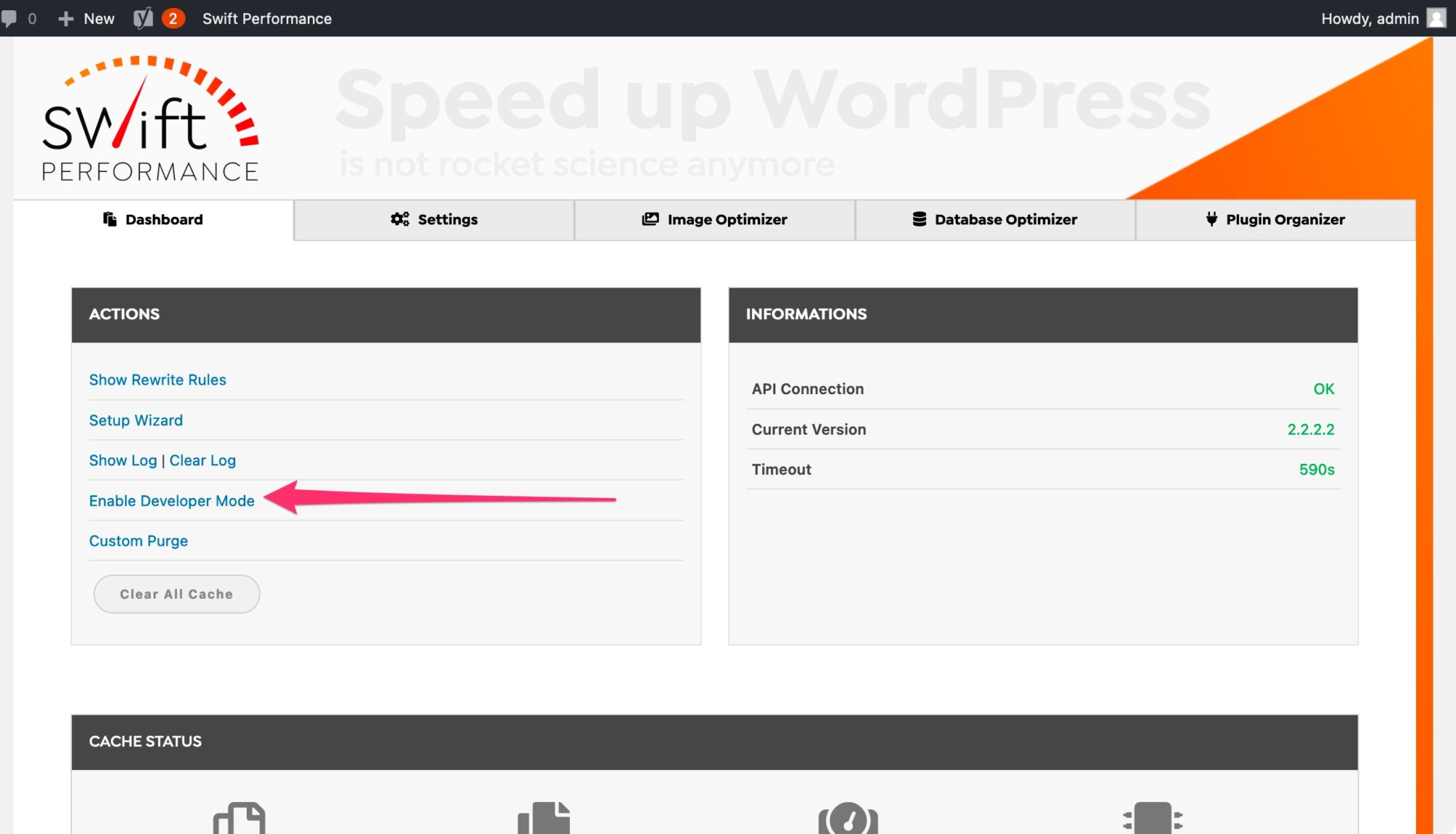 Developer Mode – Swift Performance