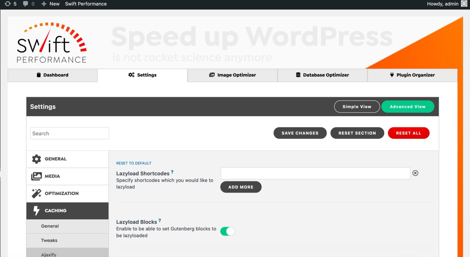 Lazyload Blocks – Swift Performance