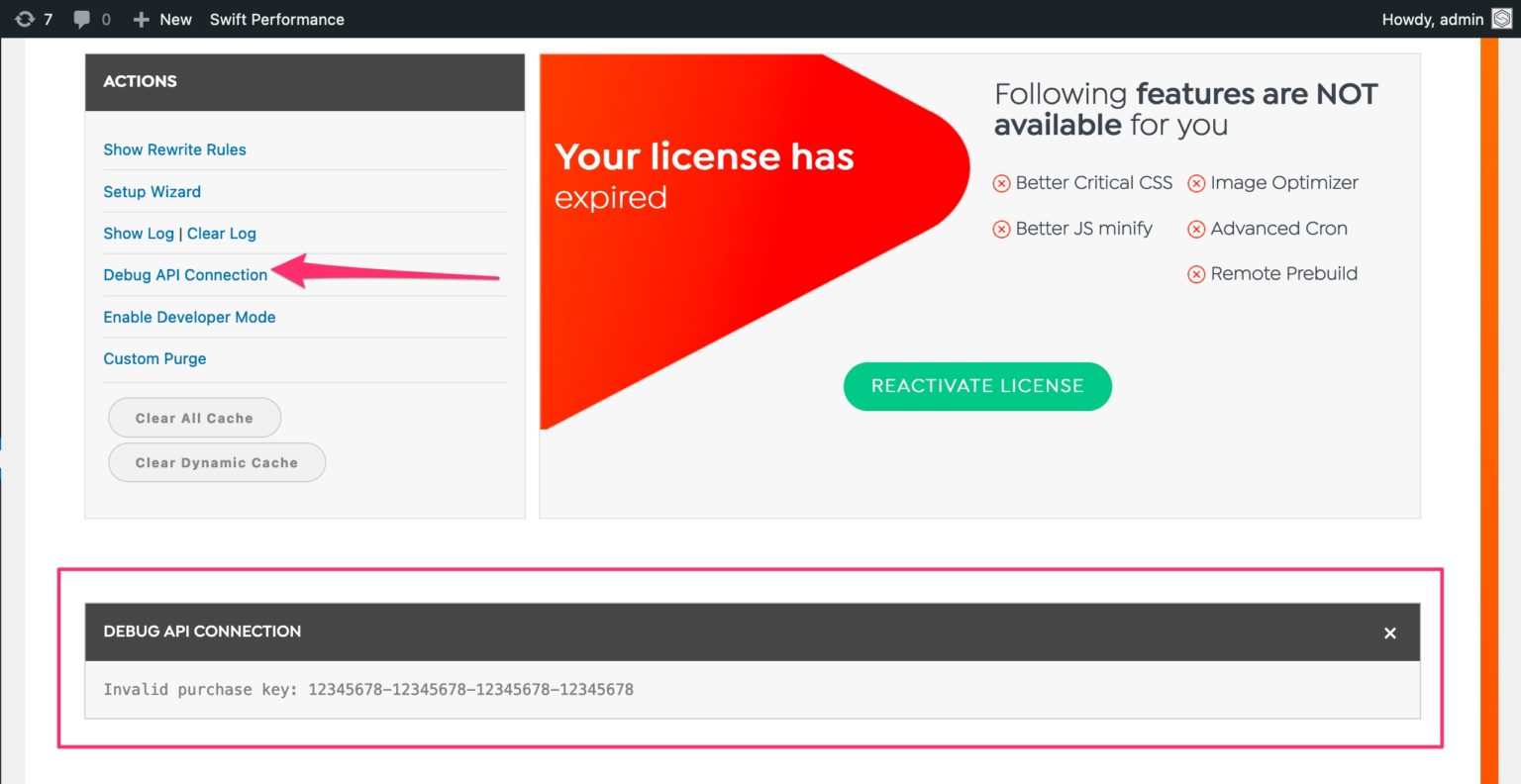 Debug API connection issues – Swift Performance